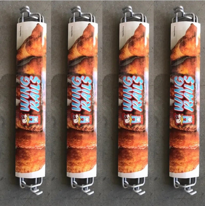 🐔Wing Rails make it easier to grill your chicken wings!🍗 – Blauzone