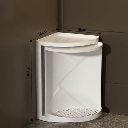 Multifunctional Turntable Corner Wall Storage Organiser – Blauzone