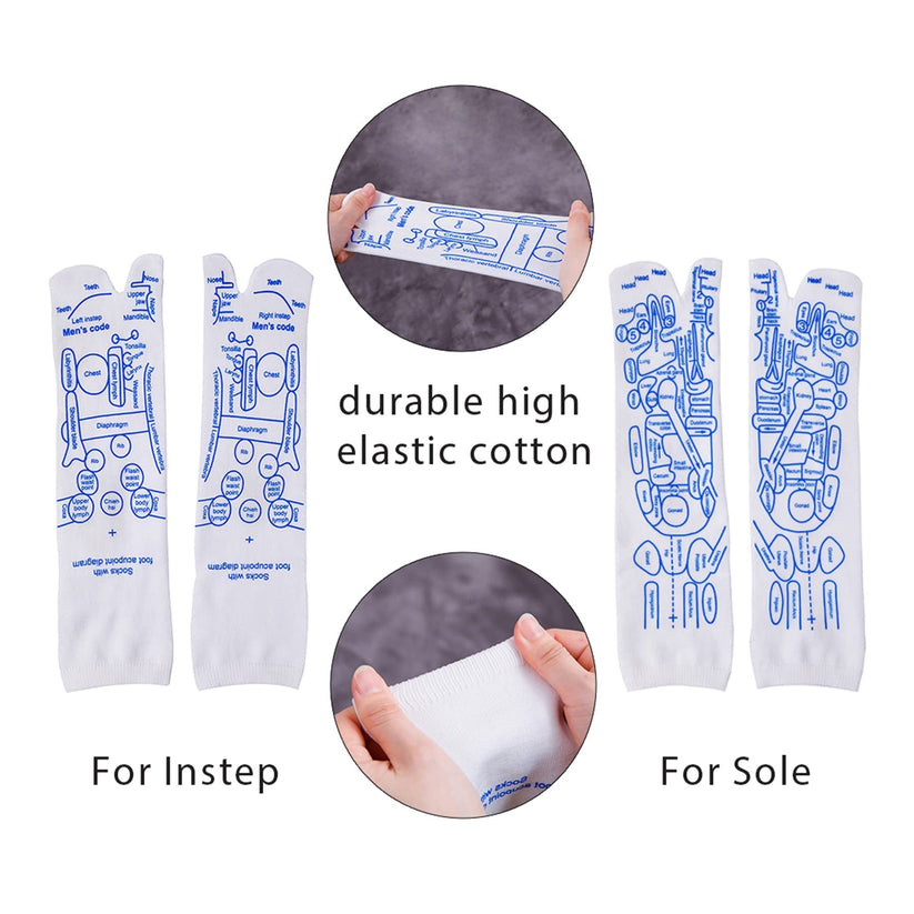 Reflexology Socks with Trigger Point Massage Tool – Blauzone