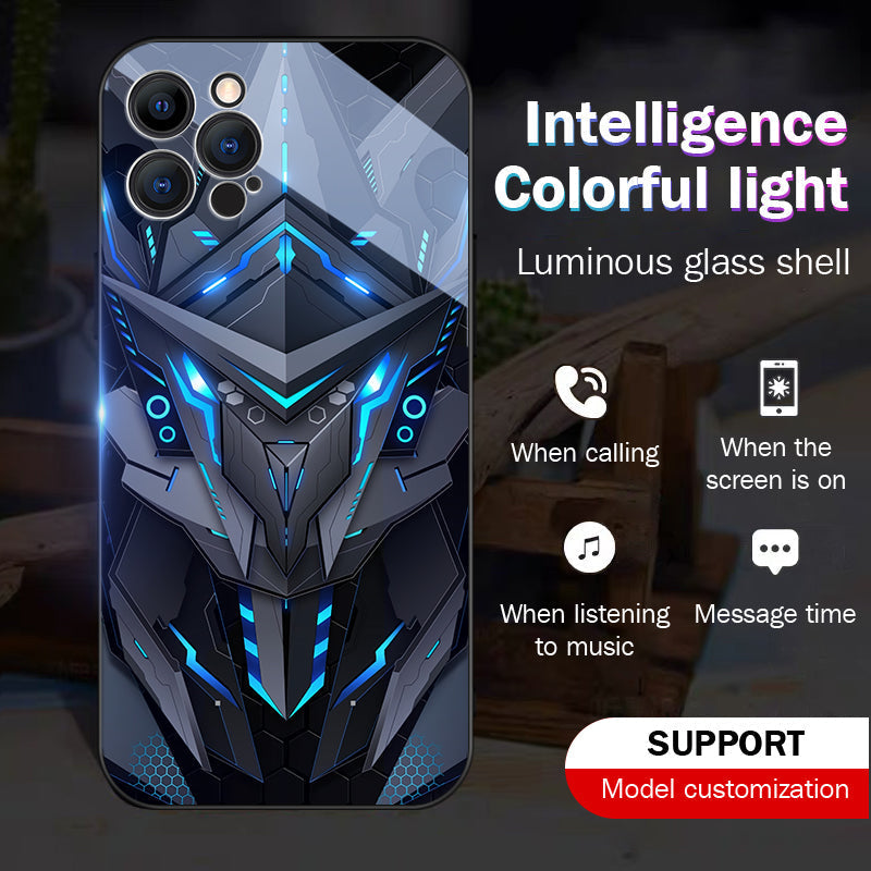 Cool Mecha Apple Smart Flash Phone Case – Blauzone