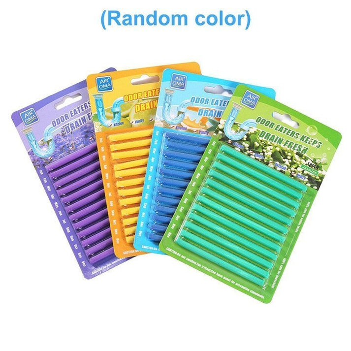 12/set Pipe Cleaning Sticks Oil Decontamination Kitchen Toilet Bathtub ...