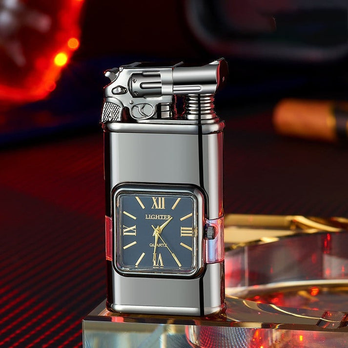 Windproof Lighter Vintage Watch Bezel Jet flame Torch – Blauzone